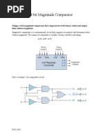 2 Bit Magnitude Comparator (Boolean Theorem) | PDF | Digital ...