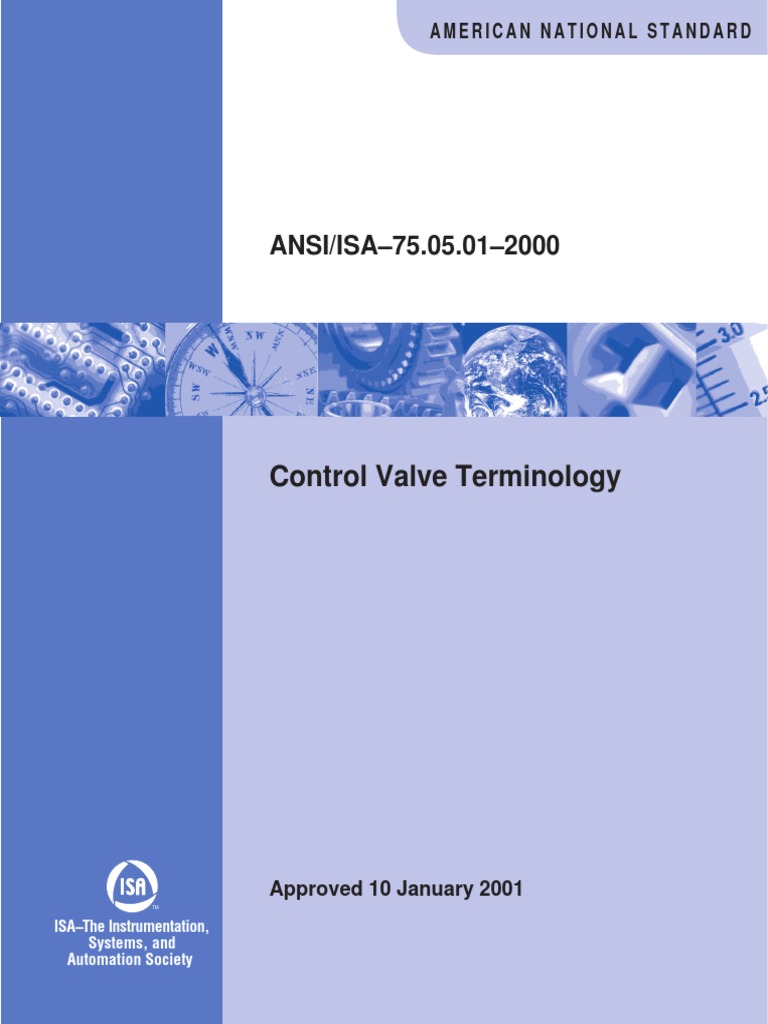 12 ANSI ISA - 75.05.01 Control Valve Terminology | PDF | Valve | Actuator