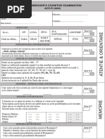 MoCA Instructions Romanian PDF | PDF