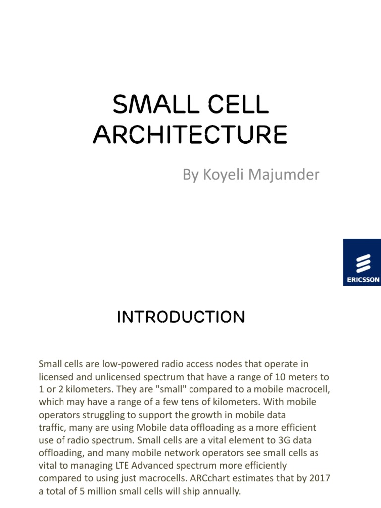 Small Cell Architecture | PDF | Data Transmission | Telecommunications