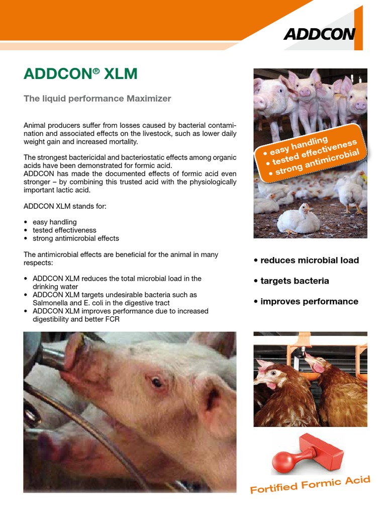 Literature ADDCON XLM PDF | PDF | Antimicrobial | Bacteria
