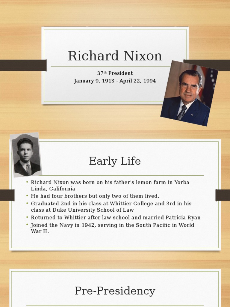 Richard Nixon | PDF | Richard Nixon | Watergate Scandal