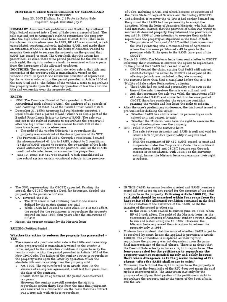 75 - Misterio V Cebu State College of Science and Technology | PDF ...