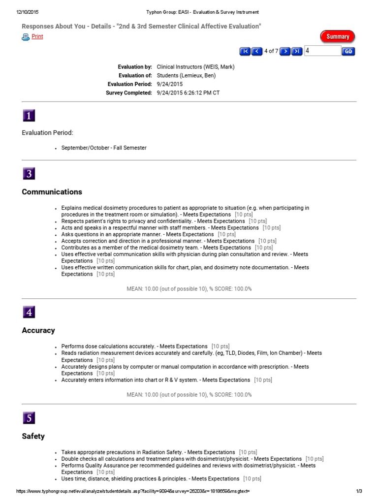 Typhon Group - EASI - Evaluation & Survey Instrument | PDF