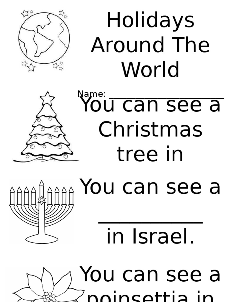 Holiday Emergent Reader | PDF