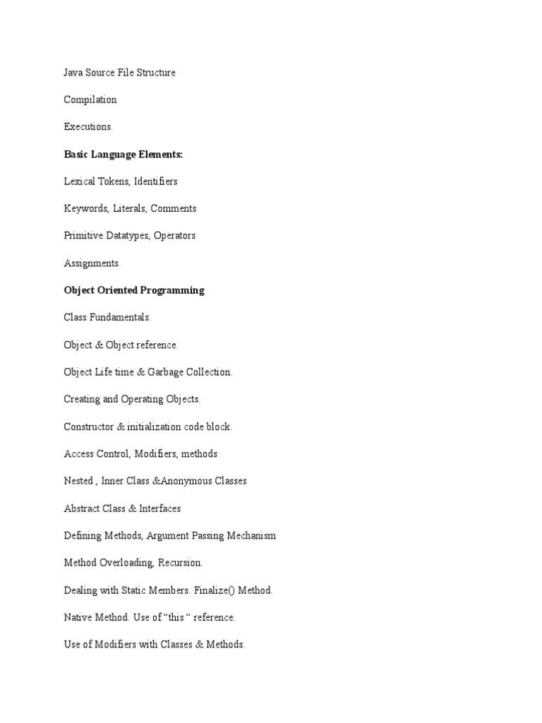 Advanced Java | Download Free PDF | Method (Computer Programming) | Java (Programming Language)