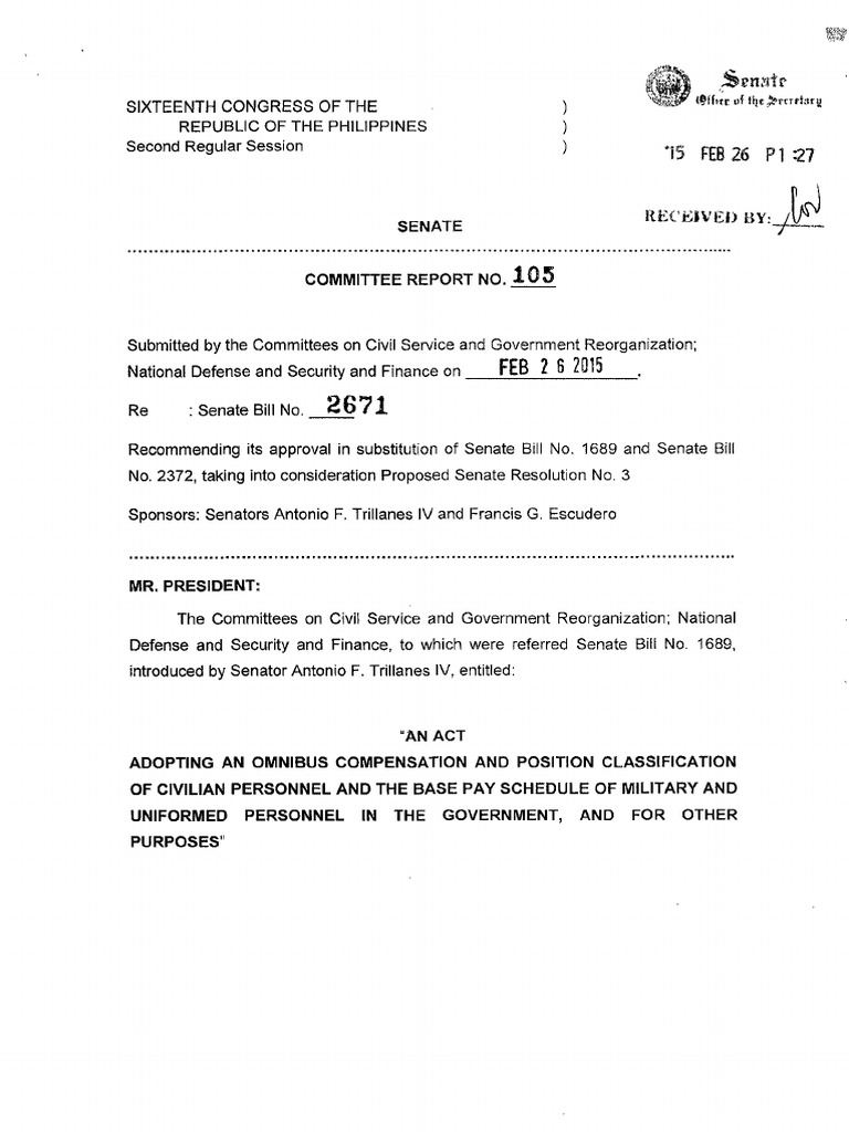 Salary Standardization LAw | PDF