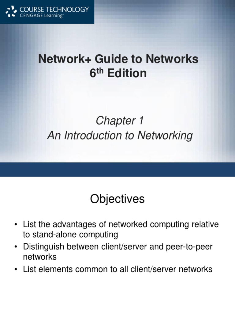 Network+ Guide To Networks 6 Edition: An Introduction To Networking ...