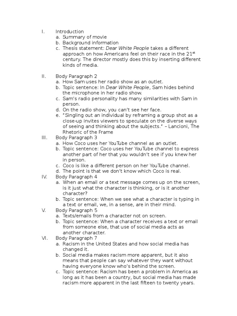 Rhetorical Analysis Outline | Rhetoric | Communication