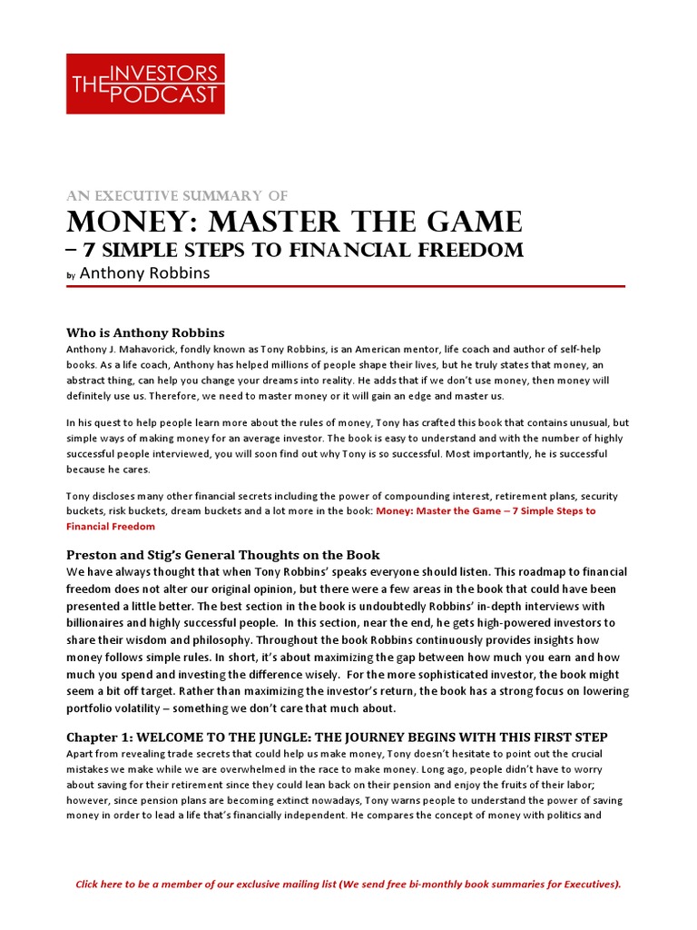 Money Master The Game | PDF | The Vanguard Group | Investments & Securities