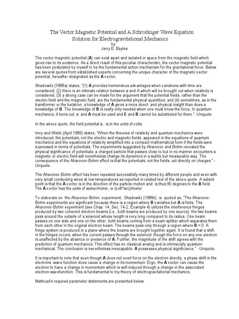 Avec Wave | PDF | Wave Function | Electron