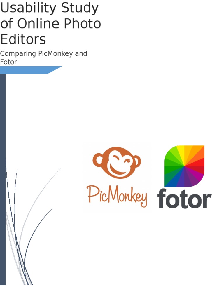 Usability Study: PicMonkey vs. Fotor | PDF