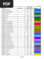 NCID MEP Trade Colour Code - R2 With Compare | PDF | Plumbing | Duct (Flow)