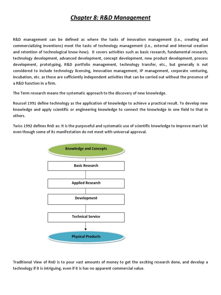 Innovation Management Pdf Research And Development Innovation