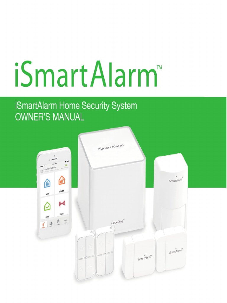 iSmartAlarm System Owner's Manual PDF | PDF | Security Alarm | Qr Code