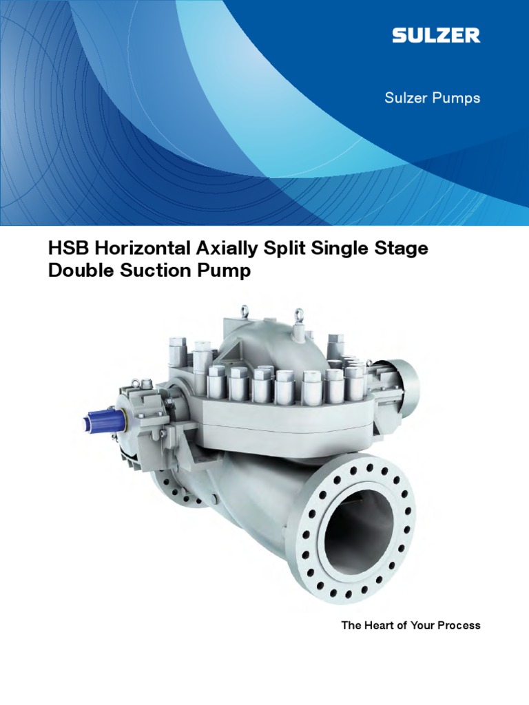 HSB Horizontal Axially Split Single StageDoubleSuctionPump E00608 ...