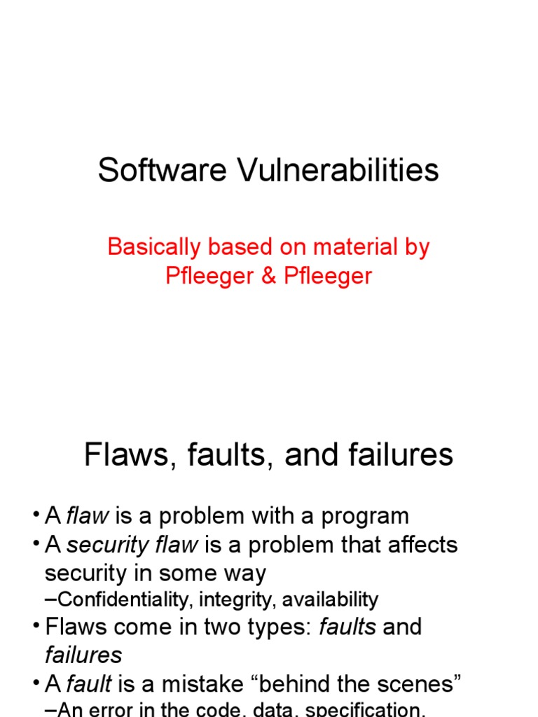 Causes of Buffer Overflow Vulnerabilities | PDF | Subroutine | Pointer (Computer Programming)