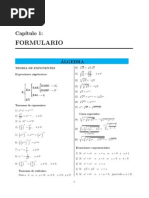 Formulario de Matemáticas Completo.. | PDF | Derivado | Ecuaciones