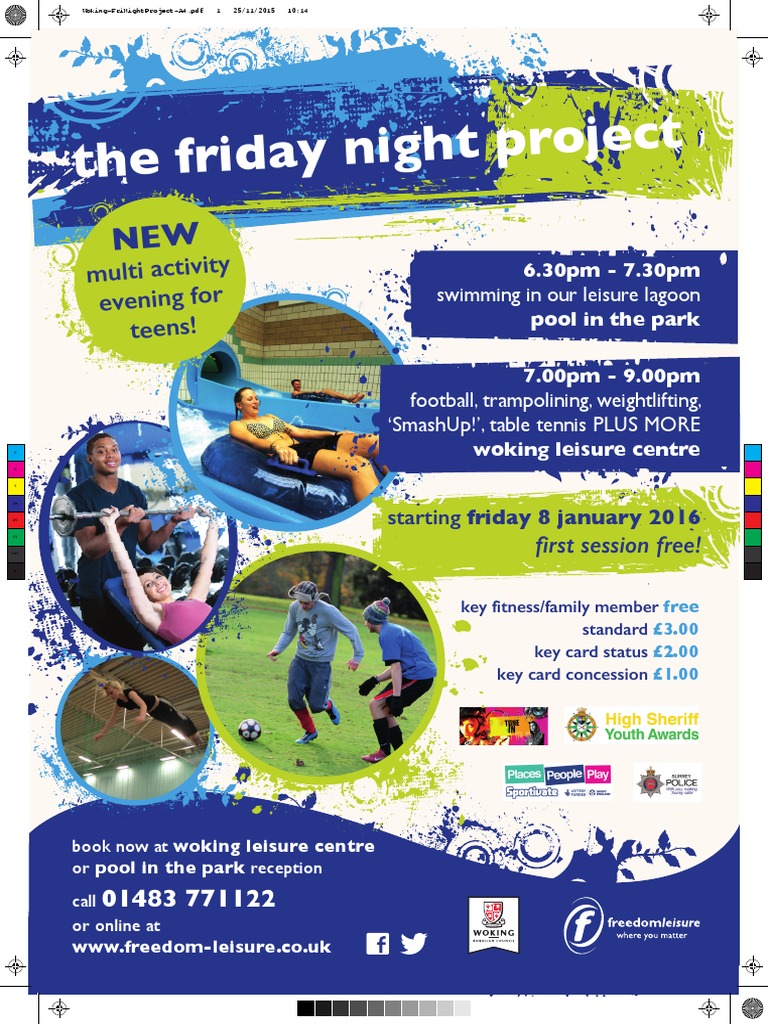 Woking Friday Night Teen Activities | PDF