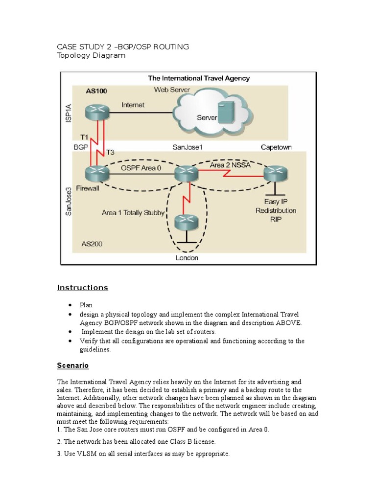 Case Study 2 - BGP | PDF | Computers