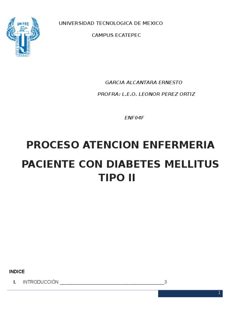 Pae Diabetes | Diabetes mellitus | Enfermería