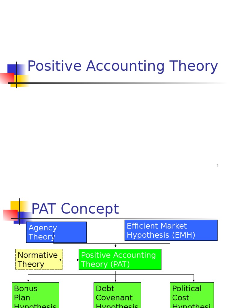 Positive Accounting Theory Explained | PDF | Dividend | Microeconomics