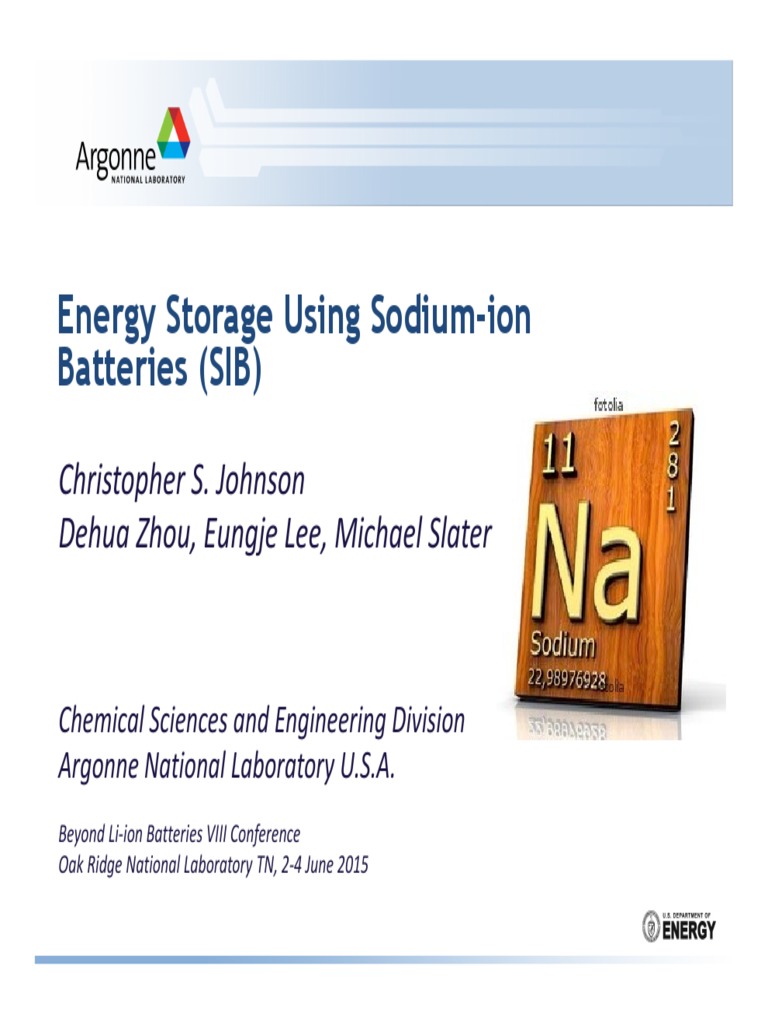 Sodium Ion Batteries | Download Free PDF | Lithium Ion Battery ...