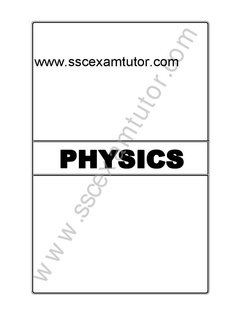 Physics Capsule | PDF | Acceleration | Potential Energy