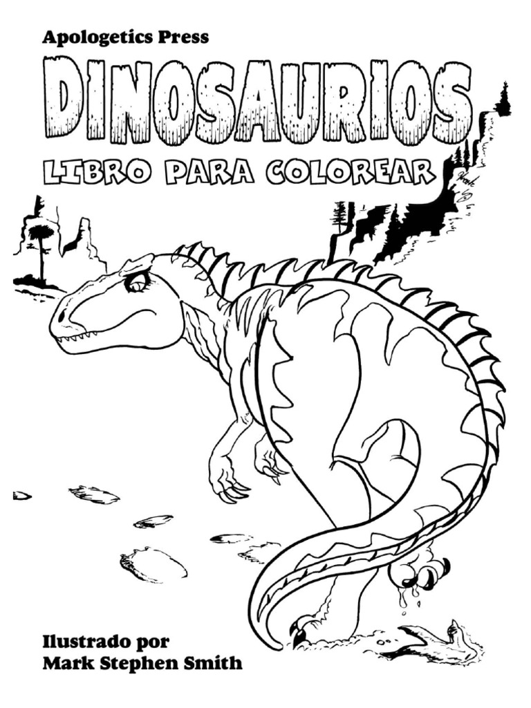 Dinosaurios Libro Para Colorear (Spanish).pdf | Dinosaurios | Evolución