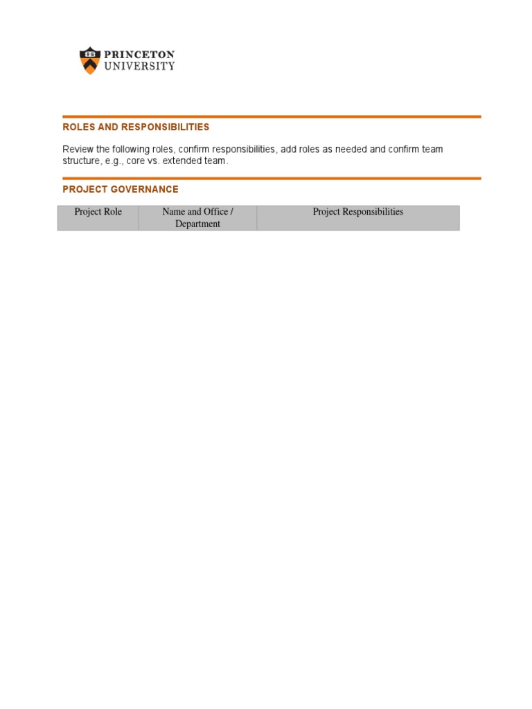 Project Team Member Roles and Responsibilities | PDF | Expert | Project ...