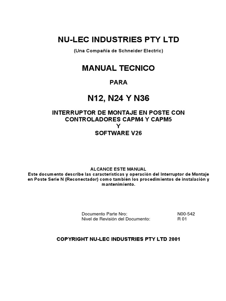 Nulec Manual-V26 Es | PDF | Batería (electricidad) | Software