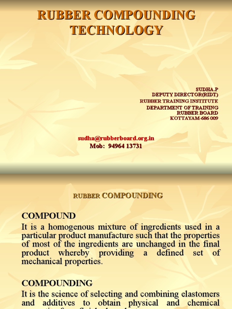 Butyl Rubber Compounding Essentials | PDF | Natural Rubber | Polyethylene