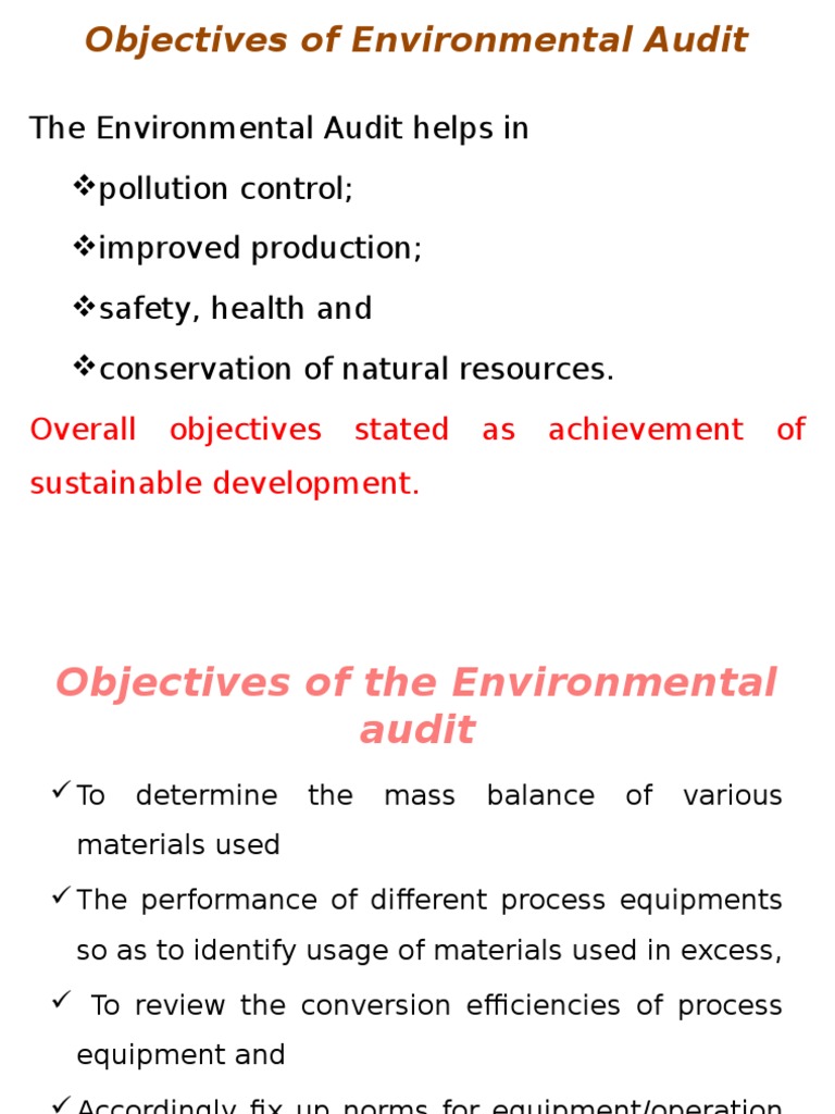 Environmental Auditing | PDF | Audit | Waste