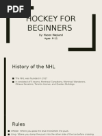Hockey Referee Signals | PDF | Ice Hockey | Sports Rules And Regulations