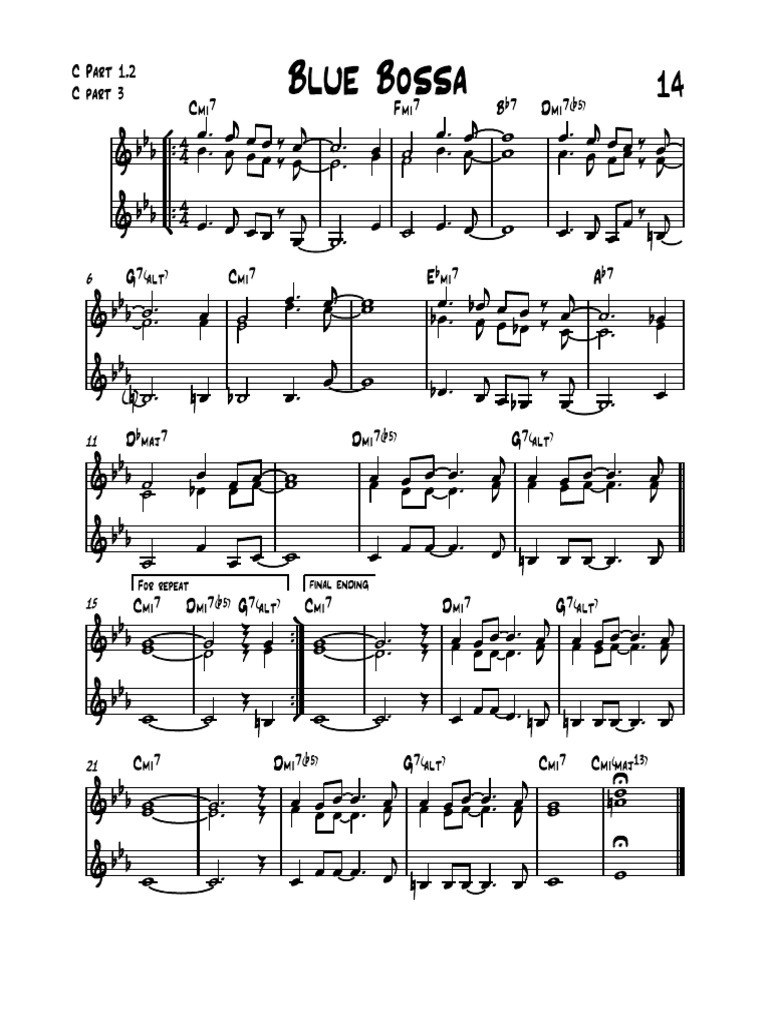 Blue Bossa | PDF