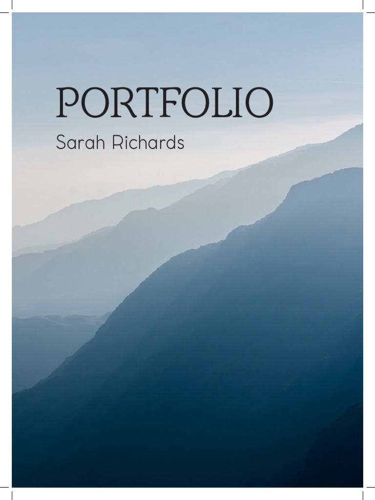 Portfolio | PDF | Adobe Photoshop | Page Layout