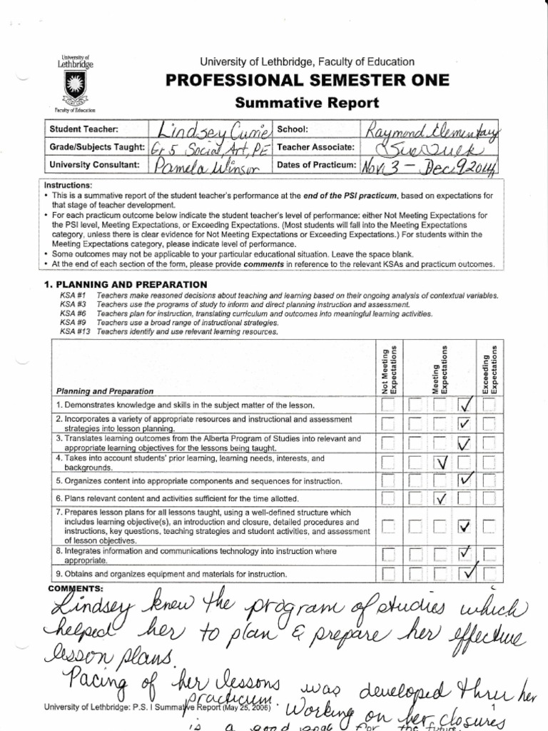 Psi Summative Report | PDF | Educational Assessment | Education Theory