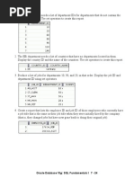 SQL Fundamentals I Solutions 05 | PDF | Information Technology | Software
