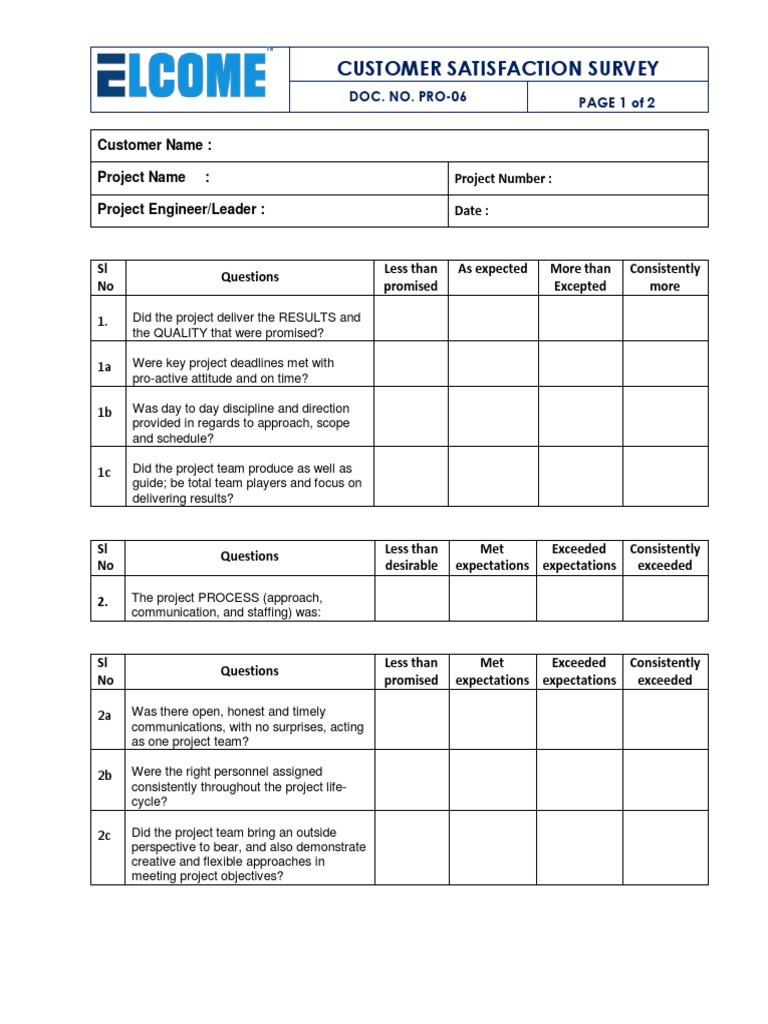 Survey Sheet | PDF