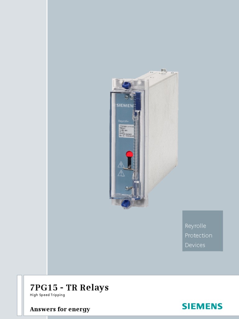7PG15 TR Catalogue Sheet | PDF | Relay | Components