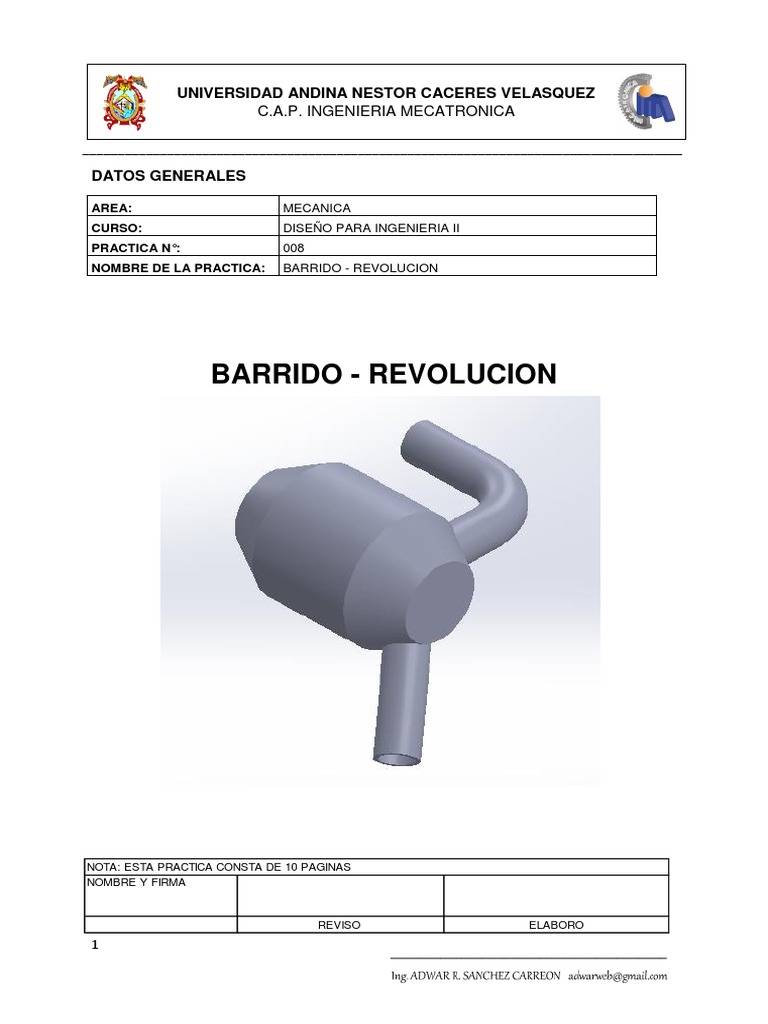 Practica 001 Solidworks | PDF