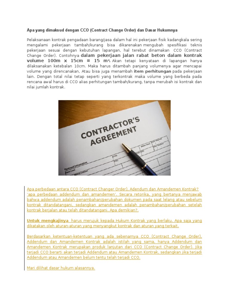 Apa Itu CCO | PDF | Pengelolaan Keuangan & Uang