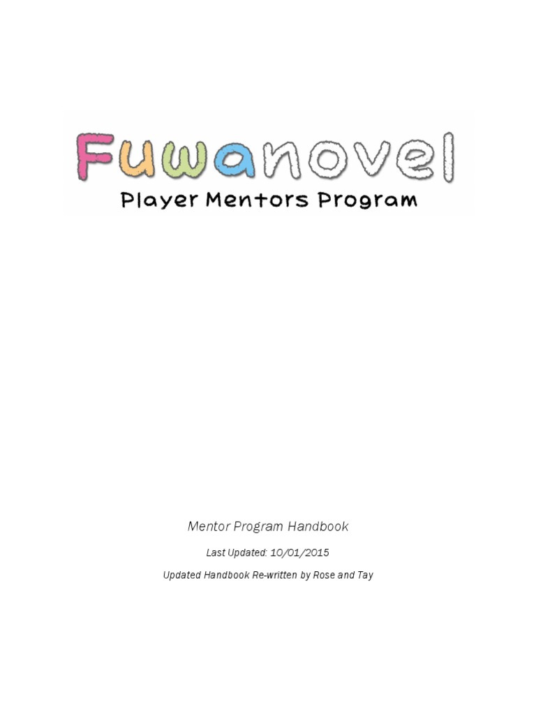 Mentor Program Handbook | PDF | Mentorship | Internet Forum