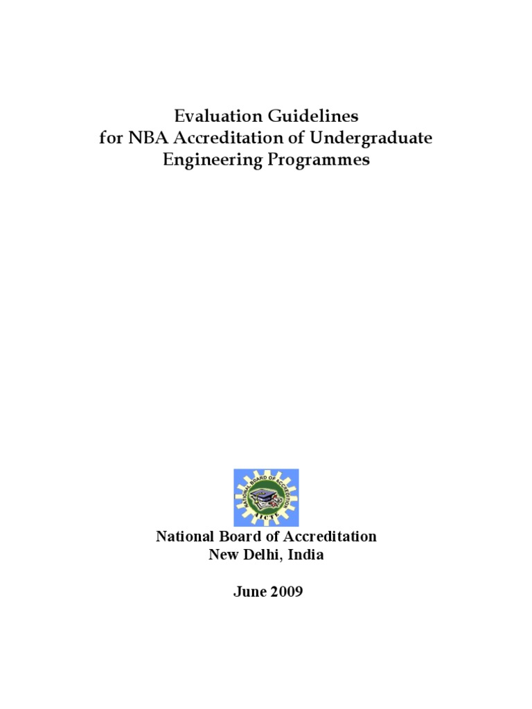 NBA Evaluation Guidelines | PDF | Electronics | Electronic Circuits