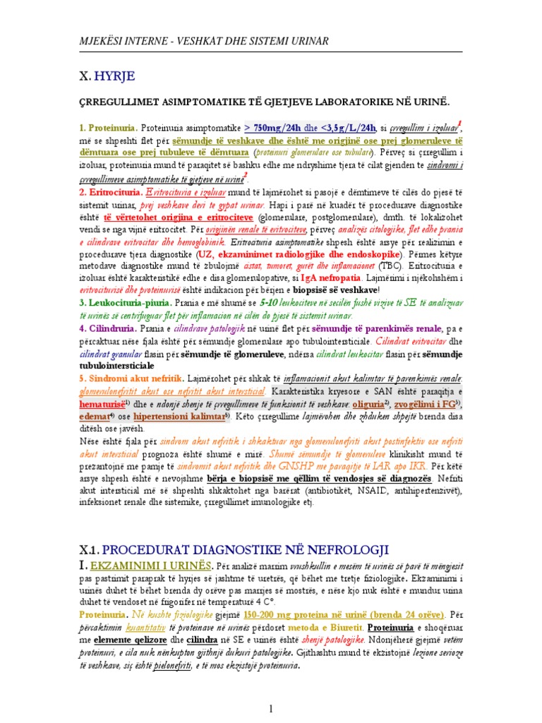 Dr. Ideal Jaka Mjekesi Interne - VESHKAT DHE SISTEMI URINAR - Pdf.zip | PDF