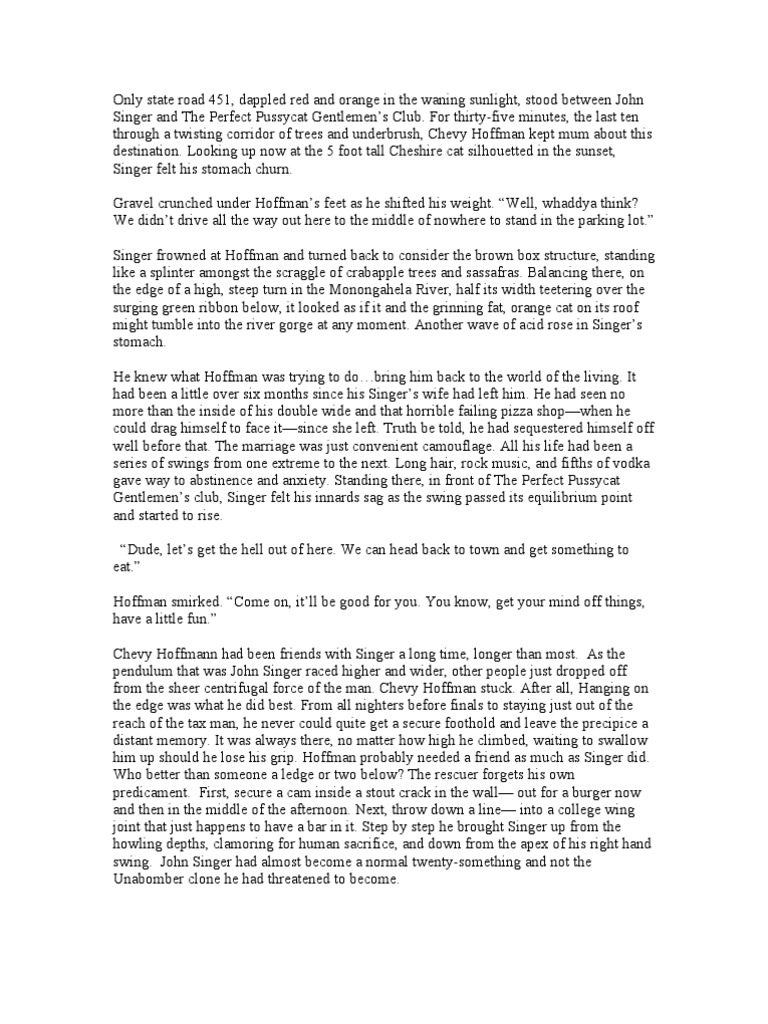 The Pendulum Man Chapter One | PDF | Nature | Leisure