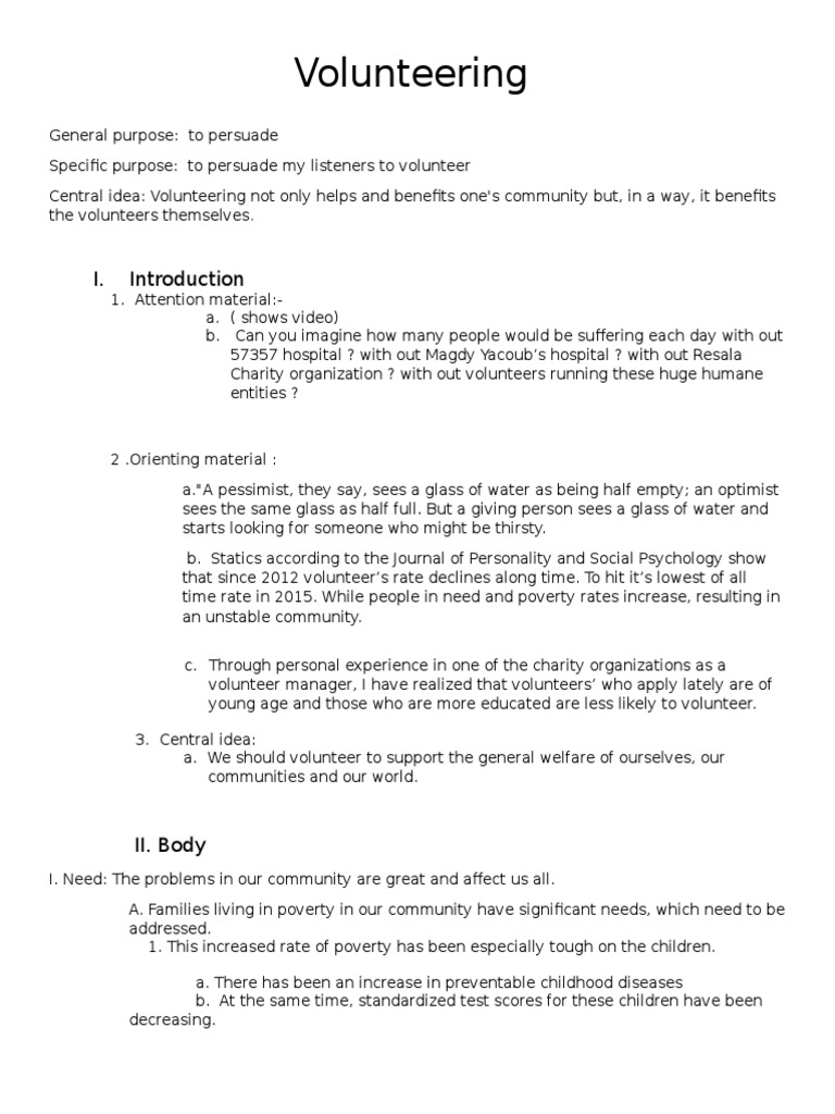 Volunteering | PDF | Volunteering | Poverty