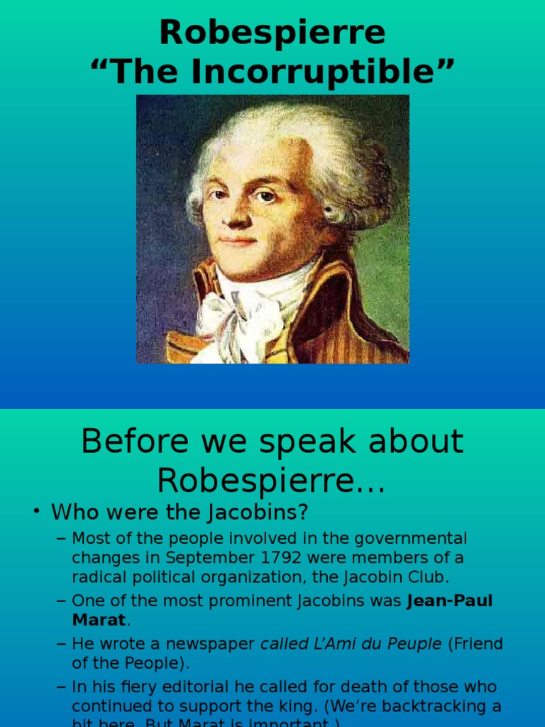 The French Revolution Part 2: Robespierre To Napoleon | PDF | Reign Of ...