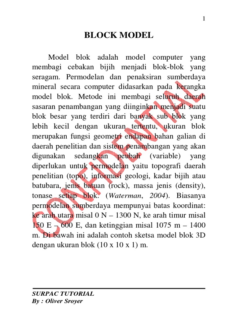 Model Blok Desain | PDF