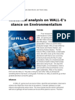 WALL E Movie Questions | PDF